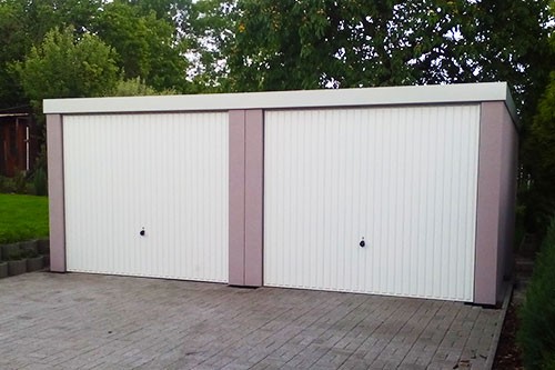 Montažne metalne garaže sa žbukom